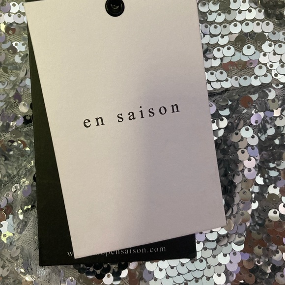 REVOLVE | Dresses | Nwt En Saison Revolve Silver Sequin Dress | Poshmark